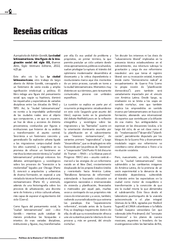 (PDF) Reseñas críticas