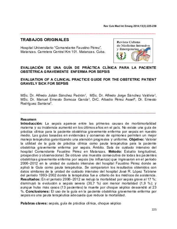 (PDF) Evaluación De Una Guía De Práctica Clínica Para La Paciente ...