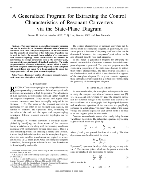 (PDF) A generalized program for extracting the control characteristics of resonant converters ...