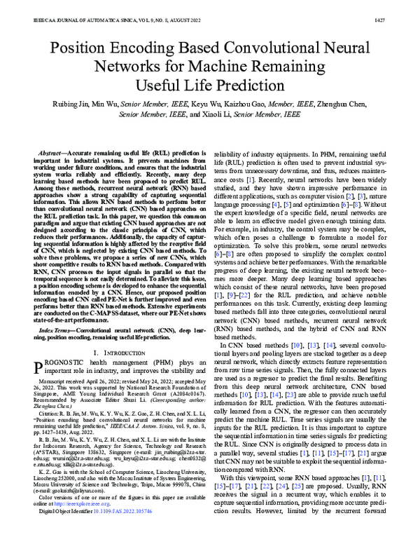 (PDF) Position Encoding Based Convolutional Neural Networks for Machine ...
