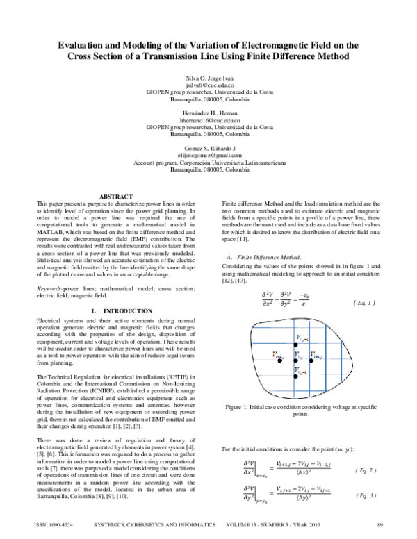 (PDF) Evaluation and modeling of the variation of electromagnetic field ...