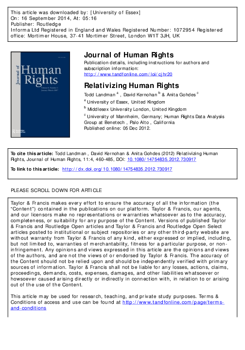 (PDF) Relativizing Human Rights | David Kernohan - Academia.edu