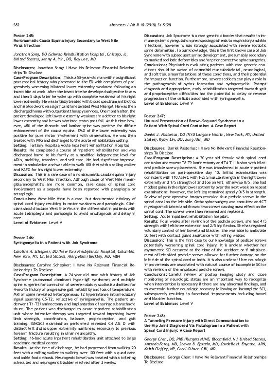 (PDF) Poster 246: Syringomyelia in a Patient with Job Syndrome