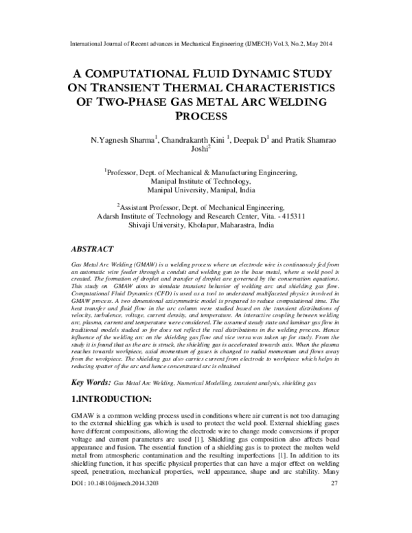 (PDF) A Computational Fluid Dynamic Study on Transient Thermal Characteristics of Two-Phase Gas ...