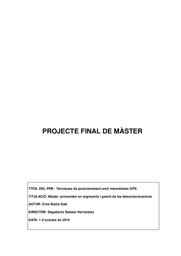(PDF) Projecte Final De Màster