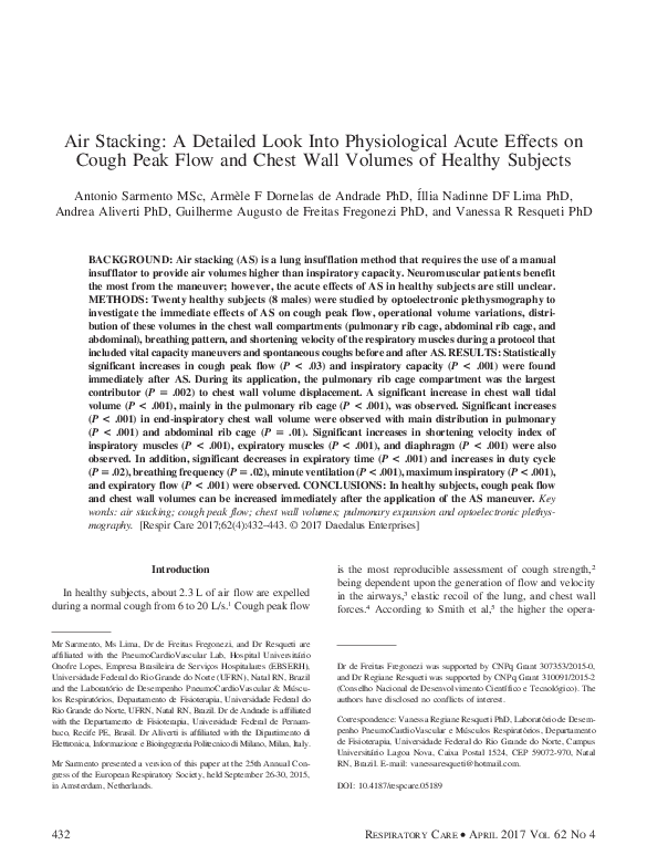 (PDF) Air Stacking: A Detailed Look Into Physiological Acute Effects on ...