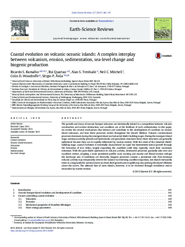 (PDF) Coastal evolution on volcanic oceanic islands: A complex ...