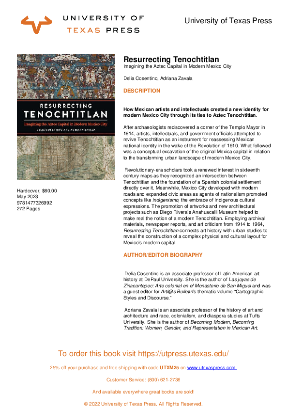 (PDF) Resurrecting Tenochtitlan Imagining the Aztec Capital in Modern ...