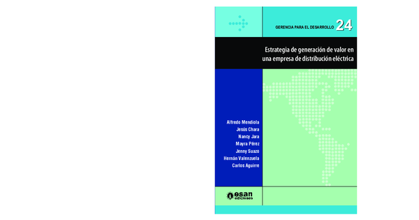 (PDF) Estrategia de generaci?n de valor en una empresa de distribuci?n el?ctrica