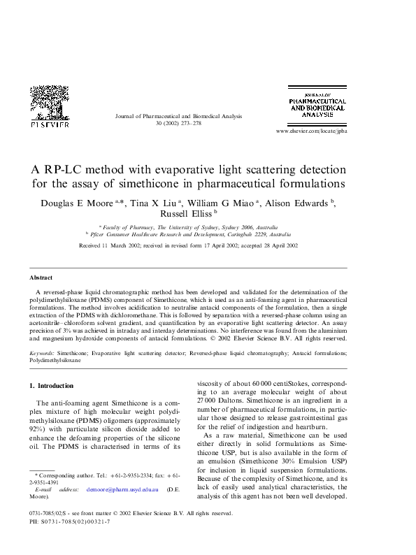 (PDF) A RP-LC method with evaporative light scattering detection for ...