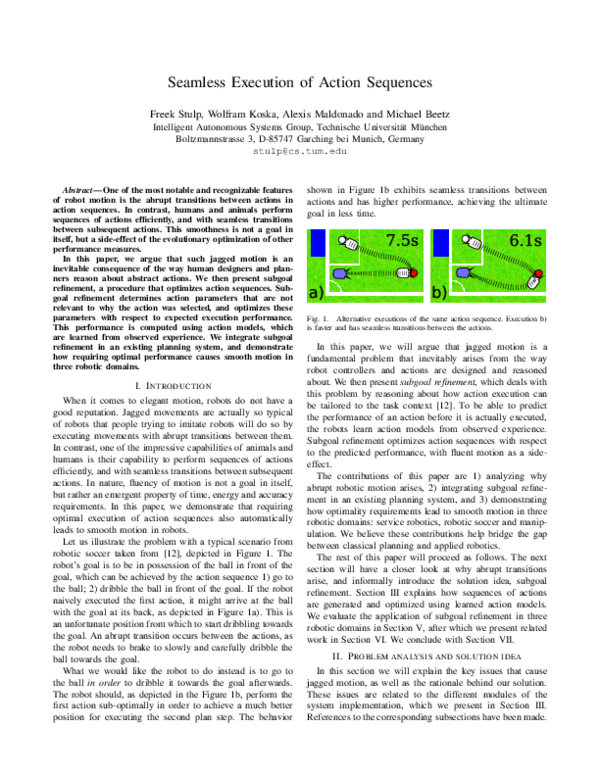 Pdf Seamless Execution Of Action Sequences 104 Alexis Adrián