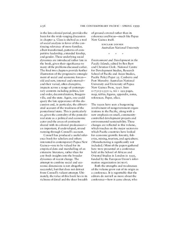 (PDF) Review of Environment and Development in the Pacific Islands ...