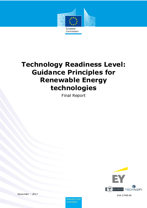 (PDF) DG RTD – TRL Project Technology Readiness Level : Guidance ...