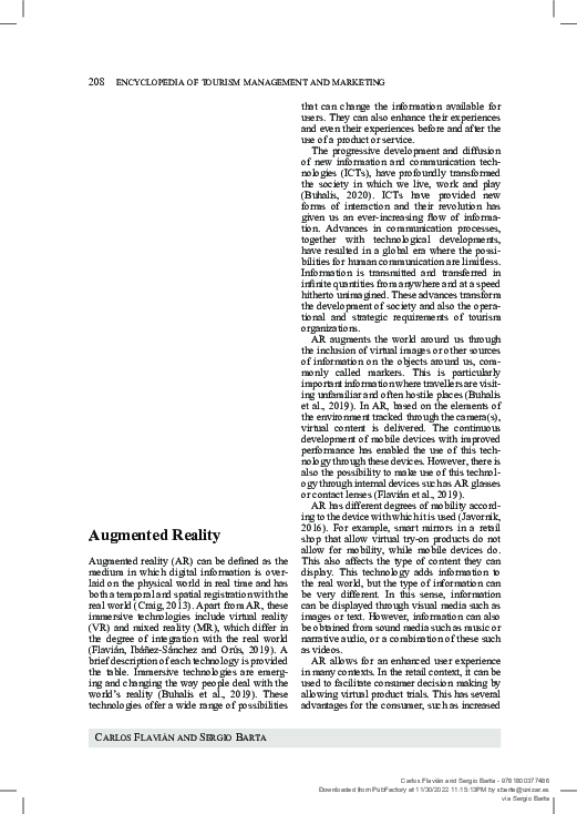 (PDF) Augmented Reality