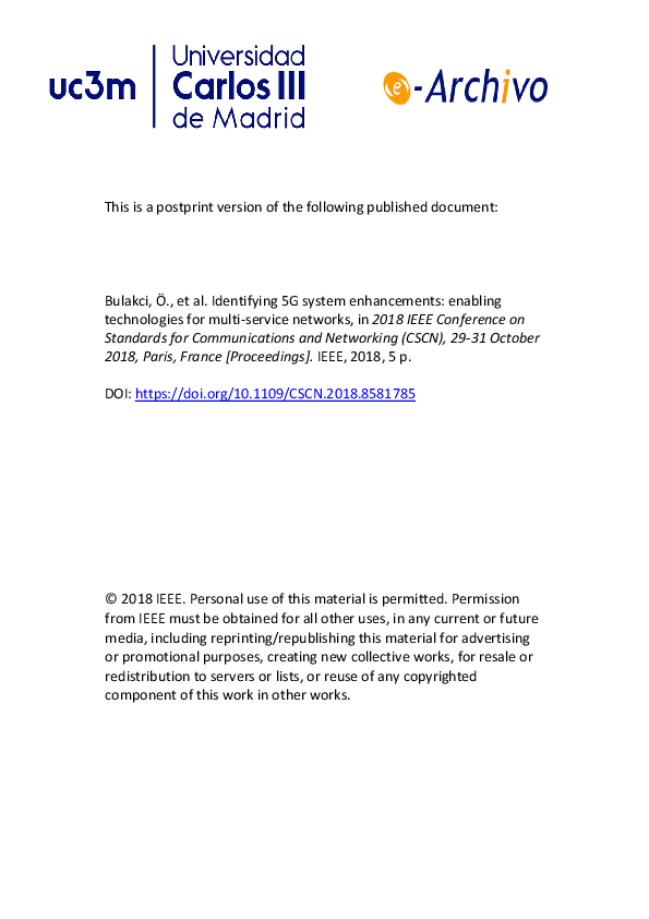 (PDF) Identifying 5G System Enhancements: Enabling Technologies for ...