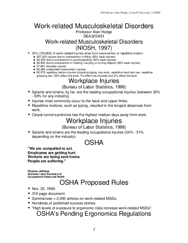 (PDF) Work-Related Musculoskeletal Disorders
