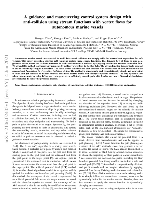(PDF) A Guidance and Maneuvering Control System Design With Anti ...
