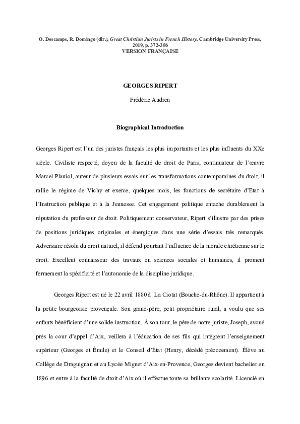 (PDF) Georges Ripert
