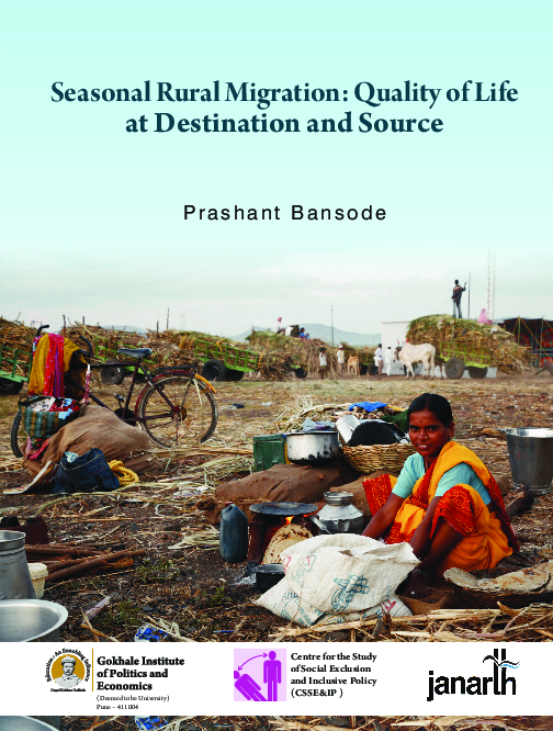 (PDF) Seasonal rural migration: Quality of life at destination and ...