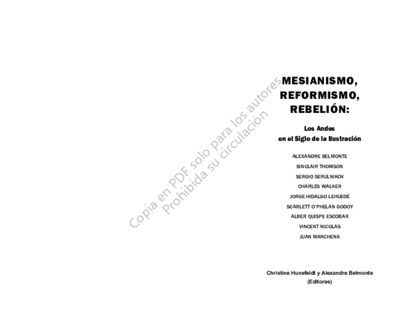 (PDF) MESIANISMO, REFORMISMO, REBELIÓN