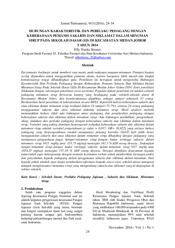 (PDF) Hubungan Karakteristik Dan Perilaku Pedagang Dengan Keberadaan ...