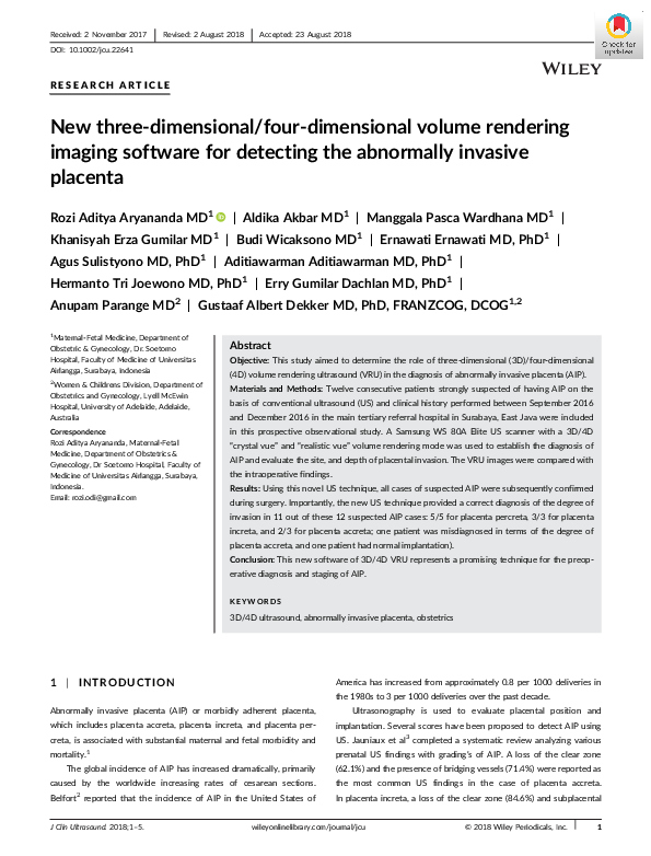 (PDF) New three-dimensional/four-dimensional volume rendering imaging ...