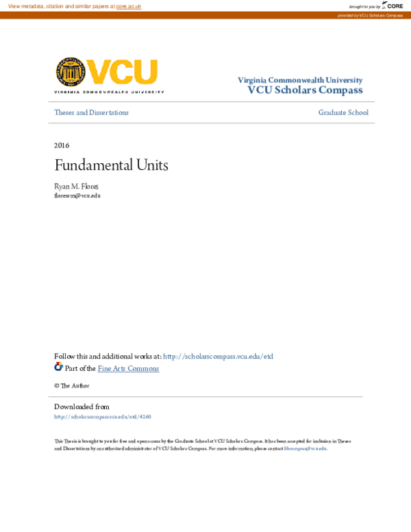 (PDF) Fundamental Units