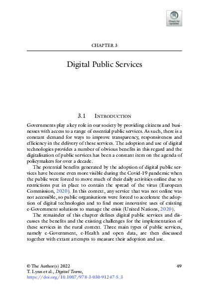(PDF) Digital Public Services