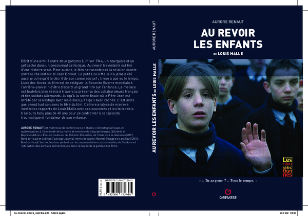 (PDF) Au revoir les enfants de Louis Malle