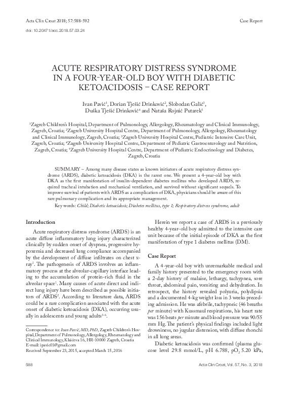 (PDF) Acute Respiratory Distress Syndrome in a Four-Year-Old Boy with Diabetic Ketoacidosis ...