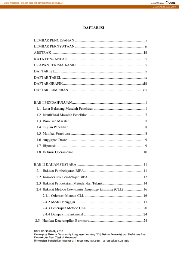 (PDF) Penerapan Metode Community Language Learning (CLL) Dalam Pembelajaran Berbicara Pada ...