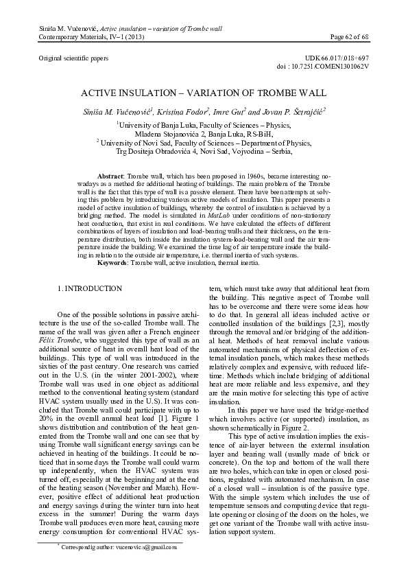 (PDF) Trombe Wall