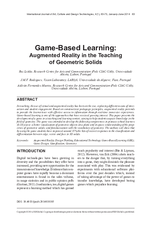 (PDF) Game-Based Learning