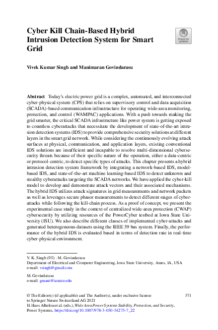 (PDF) Cyber Kill Chain-Based Hybrid Intrusion Detection System for ...