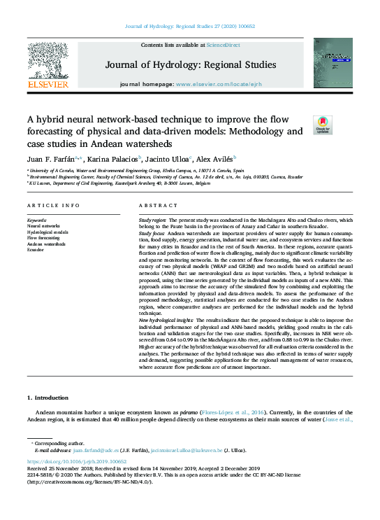 (PDF) Hybrid Approach for Enhancing Flow Forecasting