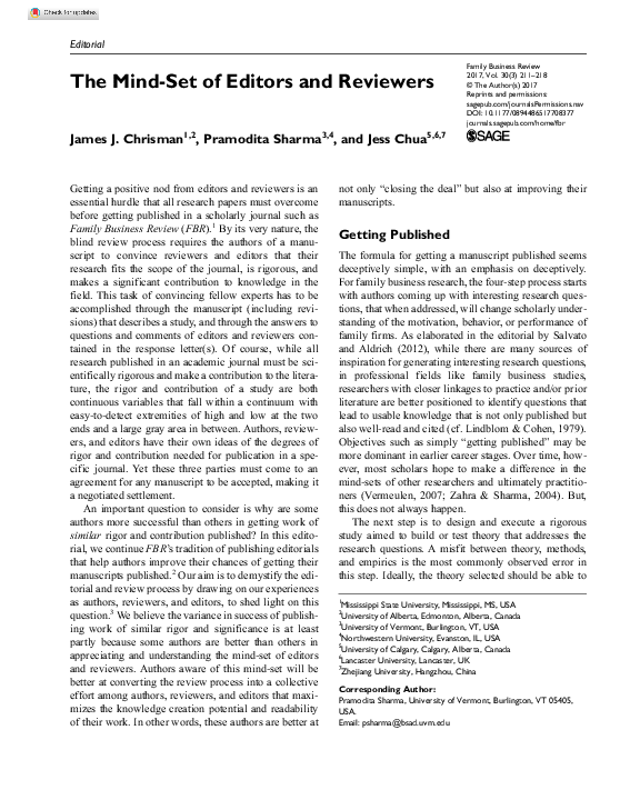 (PDF) The Mind-Set of Editors and Reviewers | Jess Chua - Academia.edu