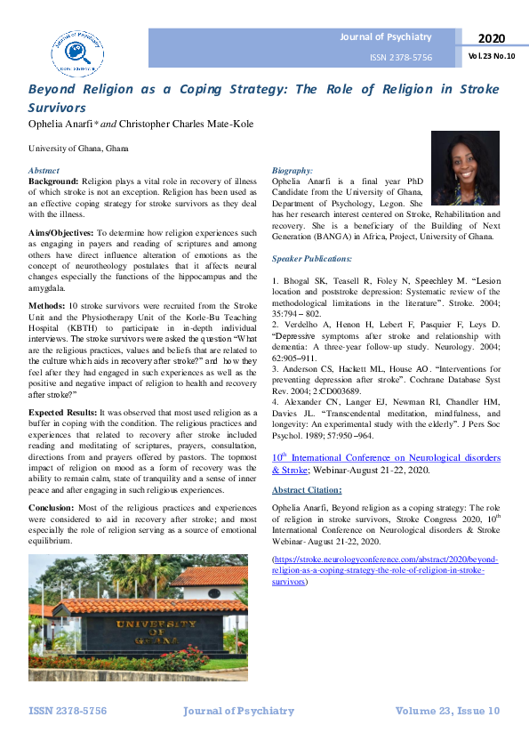 (PDF) Beyond Religion as a Coping Strategy: The Role of Religion in ...
