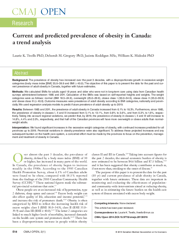 (PDF) Cmaj Open