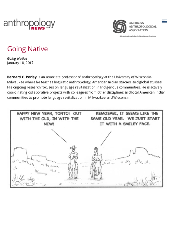 (PDF) Going Native