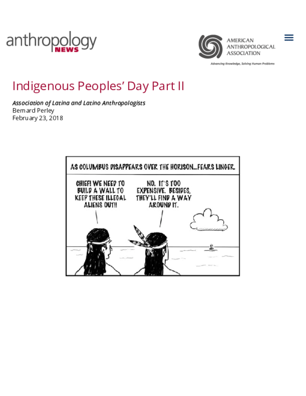 (PDF) Indigenous Peoples' Day Part II
