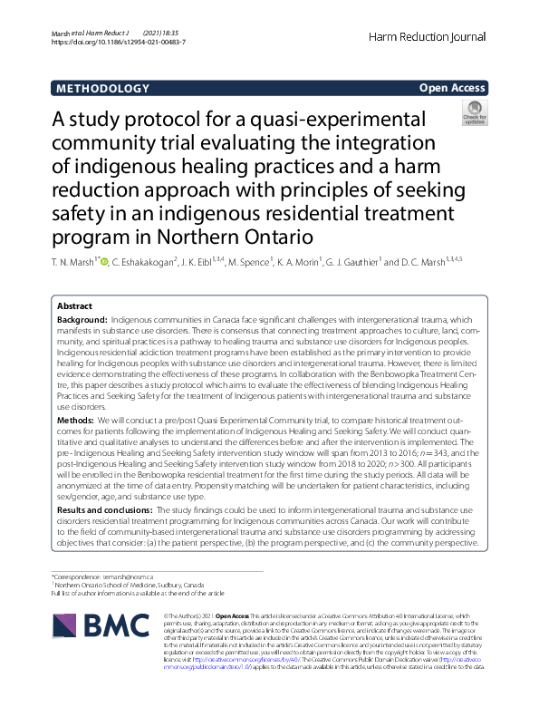 (PDF) A study protocol for a quasi-experimental community trial ...
