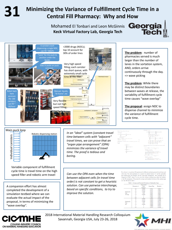 (PDF) Minimizing the Variance of Fulfillment Cycle Time in a Central Fill Pharmacy: Why and How