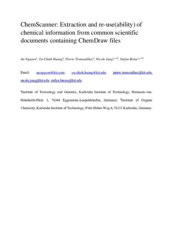 (PDF) MOESM1 of ChemScanner: extraction and re-use(ability) of chemical information from common ...