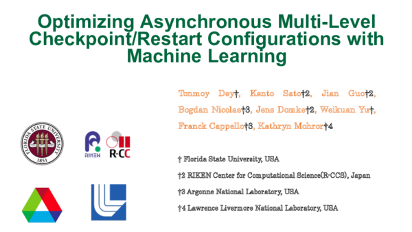 (PDF) Optimizing Asynchronous Multi-Level Checkpoint/Restart ...