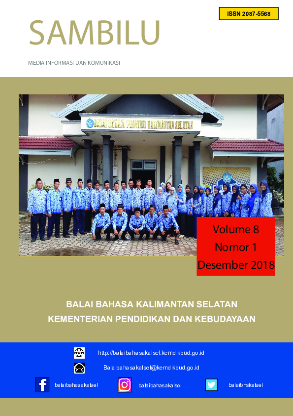 (PDF) Sambilu media informasi dan komunikasi volume 9 nomor 1, Desember ...
