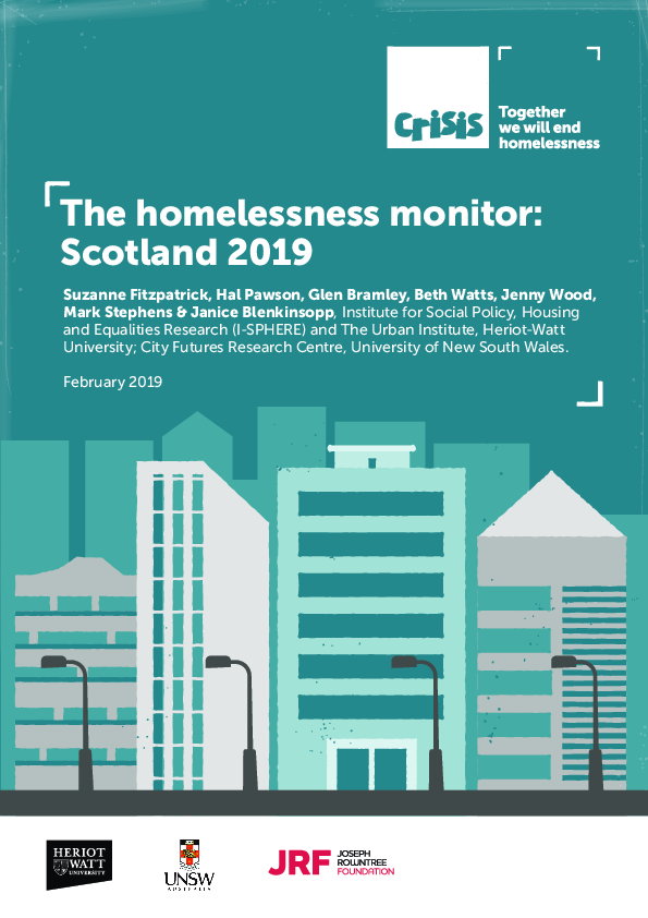 (PDF) The homelessness monitor: Scotland 2019