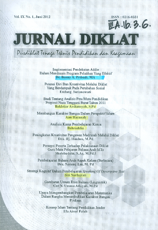 (PDF) Implementasi Pendekatan Addie Dalam Mendesain Program Pelatihan ... (PDF) Implementasi Pendekatan Addie Dalam Mendesain Program Pelatihan ...