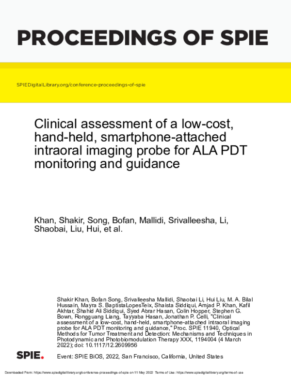 (PDF) Clinical assessment of a low-cost hand-held smartphone-attached ...