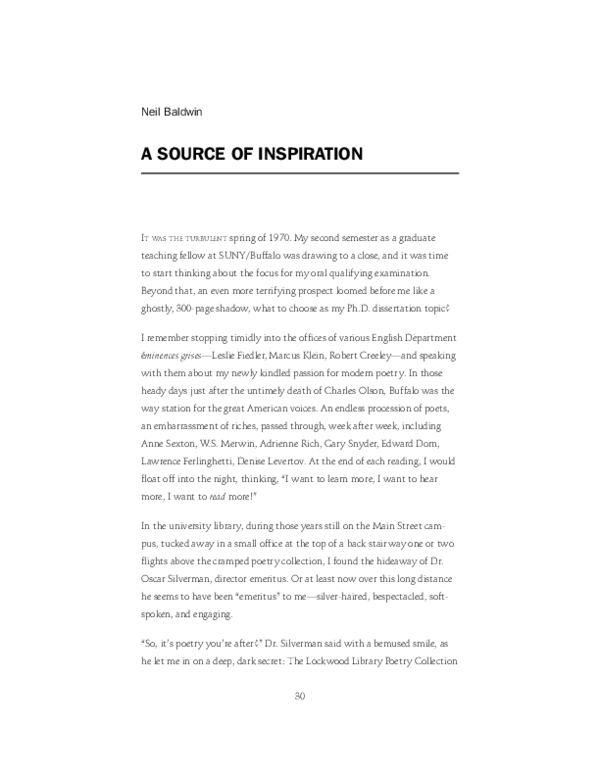 (PDF) A Source of Inspiration