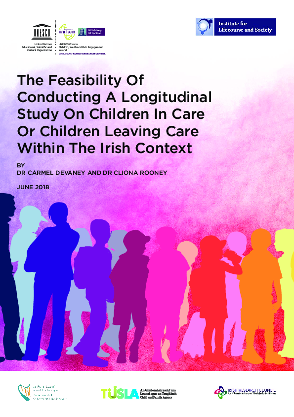 The Feasibility Of Conducting A Longitudinal Study On Children In Care ...